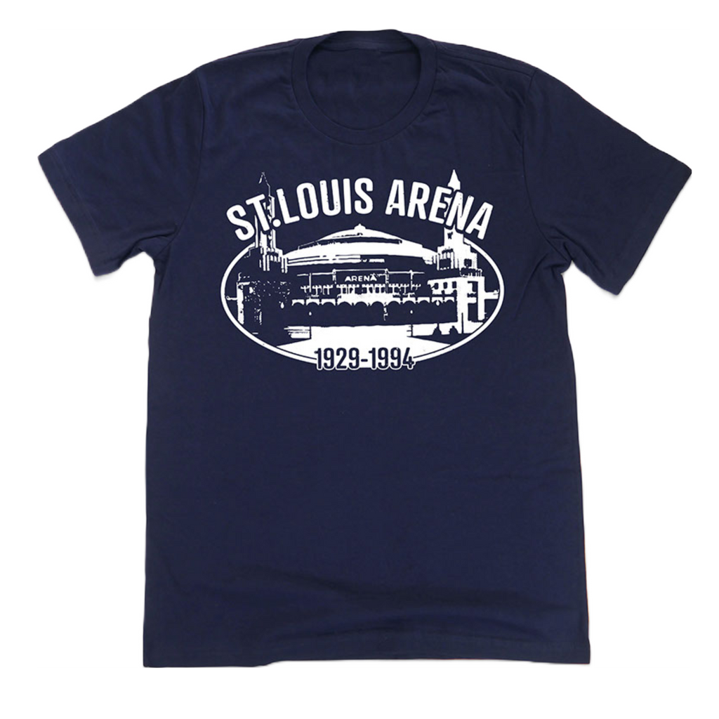 St. Louis Arena Tee | Vintage Stadium Apparel | In The Clutch Clothing