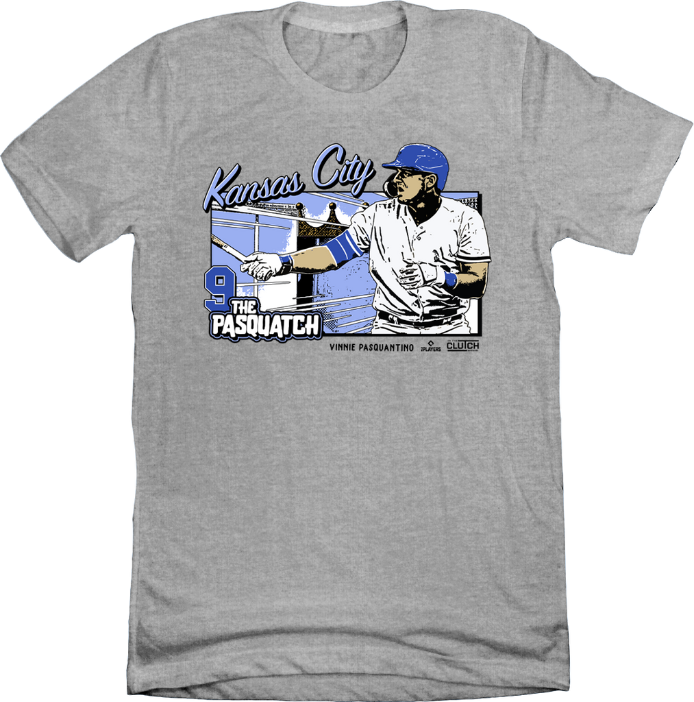 Pasquatch: Vinnie Pasquantino MLPBA Tee | KC Baseball Gear | In The Clutch