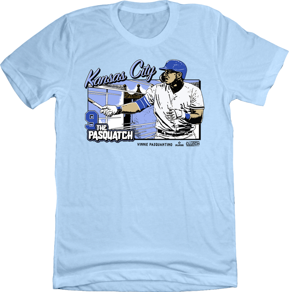 Pasquatch: Vinnie Pasquantino MLPBA Tee | KC Baseball Gear | In The Clutch